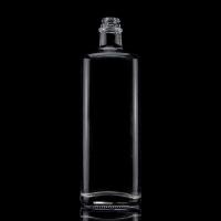China Glass Whisky Bottle Square 700ml Thick Bottom 750ml 500ml Tequila Bottles for Spirits for sale