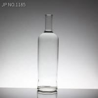 China 800ml 1000ml 3000ml Big Capacity Whisky Glass Bottle Round 500ml Square Glass Water Bottle for sale