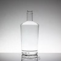 China 800ml 1000ml 3000ml Big Capacity Whisky Glass Bottle Round 500ml Square Glass Water Bottle for sale