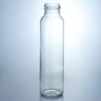 China 250ml 320ml 500ml 750ml 1L Clear Milk Juice Water Glass Bottle with Custom Logo Screw Cap for sale