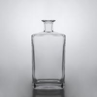 China Customized Shape Acceptable Glass Liquor Bottle for Brandy Tequila Customized Logo Acceptable for sale