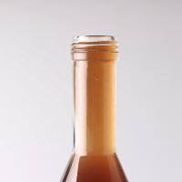 China Body Material Glass Handmade Transparent Bottle Transparent Glass Liquor Bottle for sale