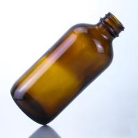China 350ml Empty Glass Beer Bottle with Crown Cap Silk Screen and Hot Stamping Unique Design for sale