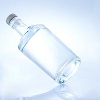 China Collar Material Glass 750ml Twist Shape Glass Bottles for Clear or Customized for sale
