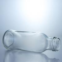 China Body Material Glass Glass Juice Coffee Bottle With Screw Lid Clear Milk Bottle 250Ml 500Ml for sale