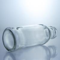 China Body Material Glass Glass Juice Coffee Bottle With Screw Lid Clear Milk Bottle 250Ml 500Ml for sale