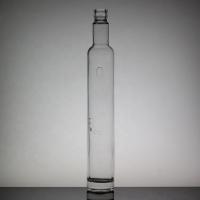 China Screen Printing Distinctive Tall Thin Bottle Long Glass Vodka Bottle 500ml 750ml for sale