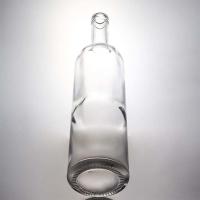 China 750ml Clear Long Neck Glass Bottle for Whisky Champagne Brandy and Liquor Industrial Beverage for sale