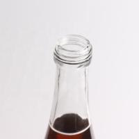 China Bottle Color Clear Super Flint Glass 750ml Juice Glass Bottle with Aluminum Lid for sale