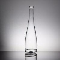 China Transparent Round 700ml 350ml Custom Mineral Water Glass Bottle for Industrial Beverage for sale