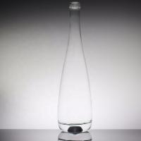 China Transparent Round 700ml 350ml Custom Mineral Water Glass Bottle for Industrial Beverage for sale