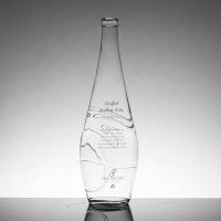 China 500ml Soft Beverage Glass Water Bottle with Transparent Design and Screw Cap Lid for sale