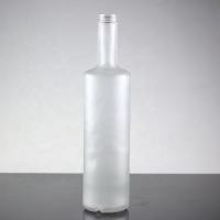 China 750ml Industrial Frosted Glass Vodka Bottle for Maunfacture and Trading for sale