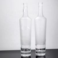 China 750ml Industrial Frosted Glass Vodka Bottle for Maunfacture and Trading for sale
