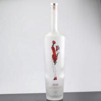 China 750ml Industrial Frosted Glass Vodka Bottle for Maunfacture and Trading for sale