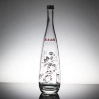 China Custom Made Clear Glass Screw Cap Bottle for Juice or Soda Beverage 330ml 500ml 750ml for sale