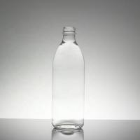 China Custom Made Clear Glass Screw Cap Bottle for Juice or Soda Beverage 330ml 500ml 750ml for sale