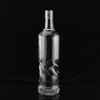 China Special Design Screw Cap Glass Bottle for Fancy Tequila in Industrial for sale