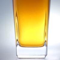 China 700 ml Square Gin Bottle with Cork Finish and Thick Bottom Made of Extra Flint Glass for sale