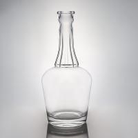 China 500ml 700ml 750ml 1000ml Long Neck Empty Glass White Wine Bottle with High Durability for sale
