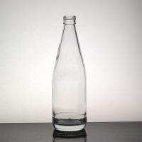 China Clear Glass Tall Thin Beverage Bottle for Long Neck White Spirit and Fruit Wine for sale