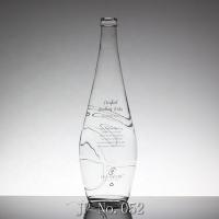 China Clear Glass Tall Thin Beverage Bottle for Long Neck White Spirit and Fruit Wine for sale