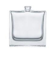 China Flint Glass Unique Square Matte Spray Bottle 30ml 50ml Luxury Frosted Perfume Bottle for sale