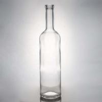 China Empty Vodka Liquor Gin Rum Tequila Whiskey Whisky Brandy Spirit Glass Bottle With Cork 375Ml Customized Shape for sale
