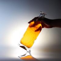 China Transparent Glass Miniature Wine Bottles with Cork 75cl Glass Bottles for sale