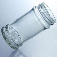 China Unique Design 100ml 300ml 500ml Country Honey Glass Jar with Lid Clear Glass Products for sale