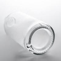 China Round Empty Flint 375ml 500ml 750ml 1000ml Liquor Vodka Tequila Whiskey Bottle with Screw Cap for sale