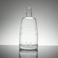 China 50cl Glass Bottle Hot Stamping Wine Ceramic Style Beverage Bottle for Beverages 700ML for sale