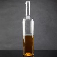 China Collar Material Glass 700ml 750ml Fashionable Wine Bottle for Liquor for sale