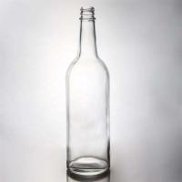 China Hot Clear Crystal White Glass Bottle for Wine Gin Whiskey Tequila 500ml 700ml 750ml 1000ml for sale