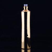 China 750ml Colorful Glass Liquor Bottle With Gold Collar Material and end Design for Vodka for sale