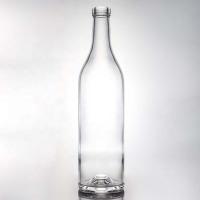 China Hot Clear Crystal White Glass Bottle for Wine Gin Whiskey Tequila 500ml 700ml 750ml 1000ml for sale