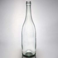 China Hot Clear Crystal White Glass Bottle for Wine Gin Whiskey Tequila 500ml 700ml 750ml 1000ml for sale