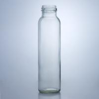 China 300ml Round Food Glass Jar for Milk Juice Fruit Tea Decal and Surface Handling for sale