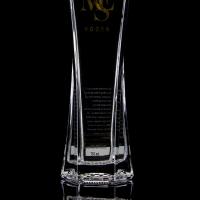 China Exquisite Design Vodka Liquor Bottle Clear or Customized 750ml Glass Bottle with Cork for sale