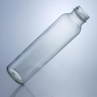 China 300ml Round Food Glass Jar for Milk Juice Fruit Tea Decal and Surface Handling for sale