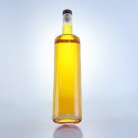 China Customized Logo Sealing Type Cork Glass Bottle for Whisky Vodka Tequila Gin Rum Made for sale
