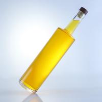 China Customized Logo Sealing Type Cork Glass Bottle for Whisky Vodka Tequila Gin Rum Made for sale