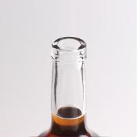 China 75cl Clear Glass Mini White Wine Bottles with Cork Unique and Affordable for sale