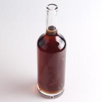 China 75cl Clear Glass Mini White Wine Bottles with Cork Unique and Affordable for sale