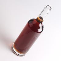 China 75cl Clear Glass Mini White Wine Bottles with Cork Unique and Affordable for sale