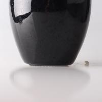 China 750ml Empty Black Bottle With Cork Mouth and Spray Glass Bottle for Vodka Promotion for sale