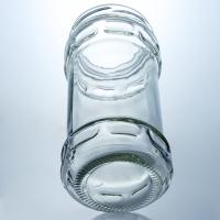 China Produced Food Grade Clear Round Glass Honey Jar With Screw Top For Your Unique Needs for sale