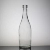 China Clear Apple Shaped Juice Bottle 500ml High Flint Glass Bottle with Plastic Cap for sale