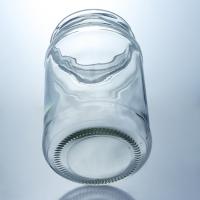 China Collar Material Glass 4oz 8oz 16oz Wide Mouth Jars for Jam Pickle Honey Storage for sale