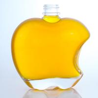 China Custom Cap Apple Shape Glass Bottle for Vodka Tequila Whisky in Super Flint Glass for sale